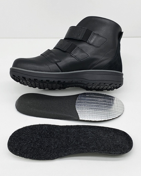 Podowell Artik czarne, zimowe buty ortopedyczne na opuchnięte stopy ...